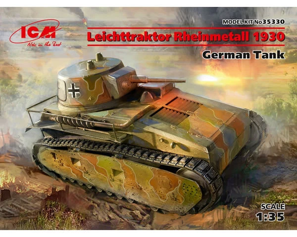 LEICHTTRAKTOR RHEINMETALL 1930 German Tank 1:35 ICM35330 - icm ...