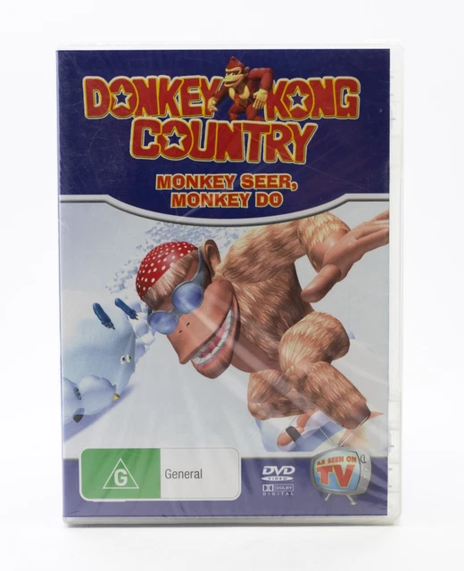 DONKEY KONG COUNTRY DVD Monkey Seer, Monkey Do Region Free Brand New ...