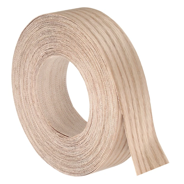 1-1/2 INCH X 49ft Wood Veneer Edge Banding, Iron on Red Oak Edging ...