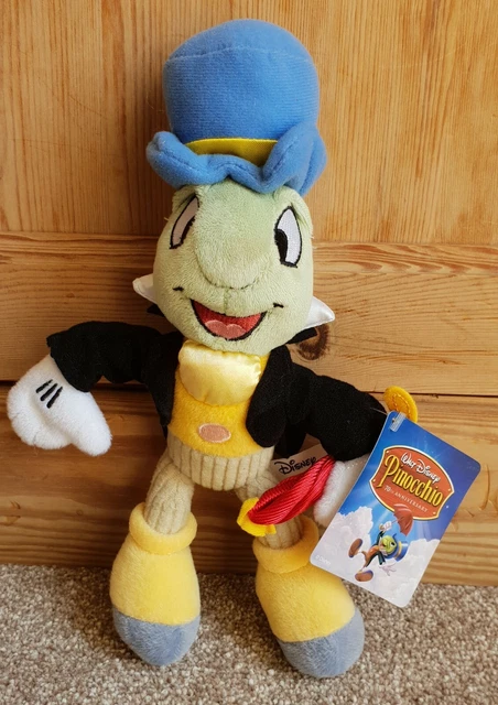 NEW DISNEY PINOCCHIO 70Th Anniversary Jiminy Cricket Plush Soft Beanbag ...