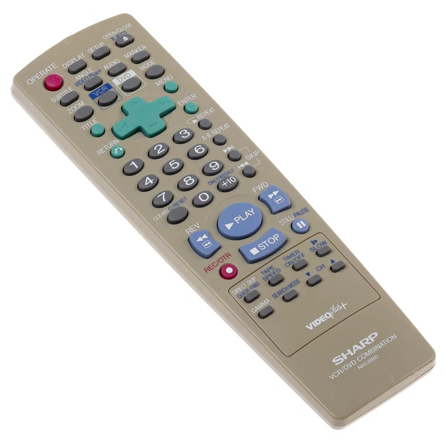 ORIGINAL SHARP NA528BD Control Remoto para VCR DVD Combinación ...