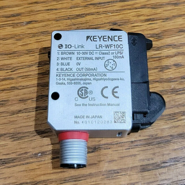 CAPTEUR AUTONOME KEYENCE LR-WF10C type fibre M12 LRWF10C EUR 647,44 ...