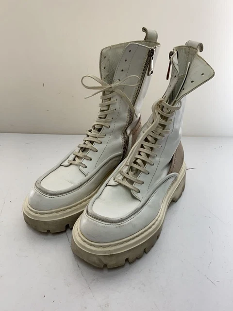 N21 NUMERO VENTUNO Lace Up Boots/37/Wht 11401 £181.85 - PicClick UK