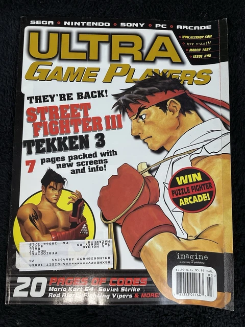ULTRA GAME PLAYERS Magazine Street Fighter III Tekken 3 Issue 95 March ...