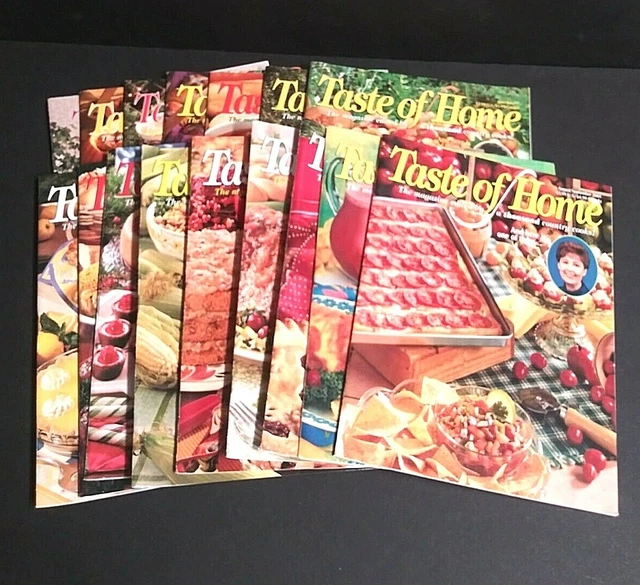 (16) TASTE OF Home Magazine Lot c1990s Country Recipes Cooking Articles ...