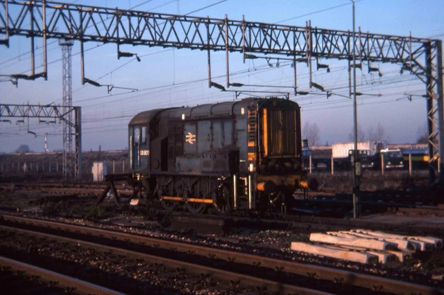 BRITISH RAIL CLASS 08805 NUNEATON 14-12-76 - 6 x 4 Quality Photo ...