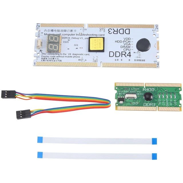 LAPTOP/DESKTOP MOTHERBOARD MEMORY Slot DDR3/DDR4 Diagnostic Analyzer ...