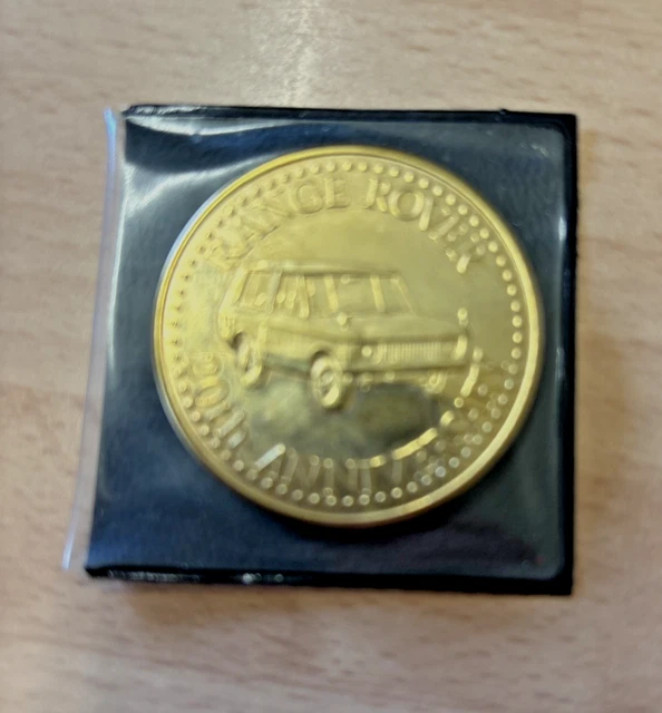 RANGE ROVER CLASSIC 20th Anniversary Commemorative Coin 1970 - 1990 £44 ...