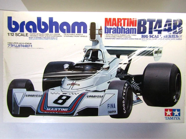 TAMIYA 1:12 SCALE Martini Brabham BT44B Model Kit # 12018*3500 ...