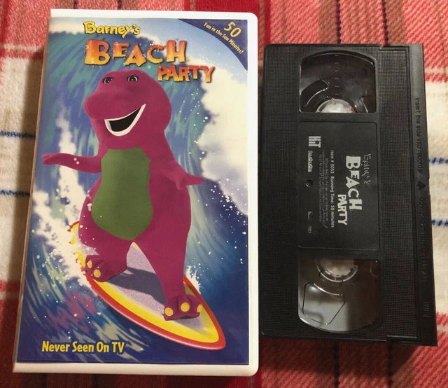 BARNEY'S BEACH PARTY [2002] (Canadian Clamshell) | VHS TAPE, Tested $9. ...