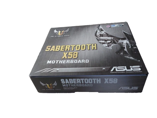 ASUS SABERTOOTH X58 Socket LGA1366 DDR3 PCI-E Motherboard £39.99 ...