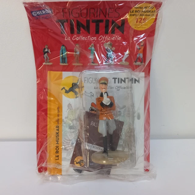 FIGURINE TINTIN COLLECTION Officielle - Le Roi Muskar Xii - N° 20 EUR ...
