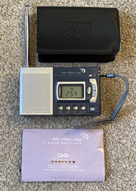 DESIGN GO 10 Band Portable World Radio Model KK-939B - FM / MW / SW ...