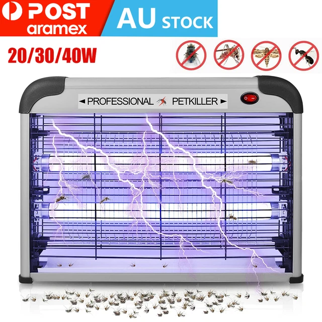 40W ELECTRIC UV Mosquito Fly Insect Pest Killer Bug Zapper Trap Lamp In ...