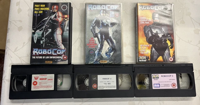 ROBOCOP 1 2 3 VHS Video Tape Bundle x3 80s 90s Vintage £14.99 - PicClick UK