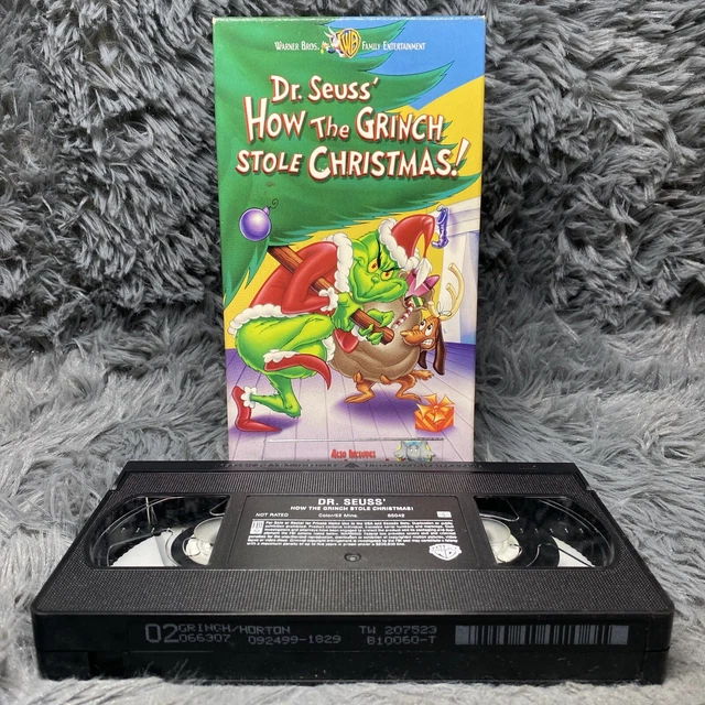 HOW THE GRINCH Stole Christmas VHS Tape 1999 Holiday Kids Animated ...