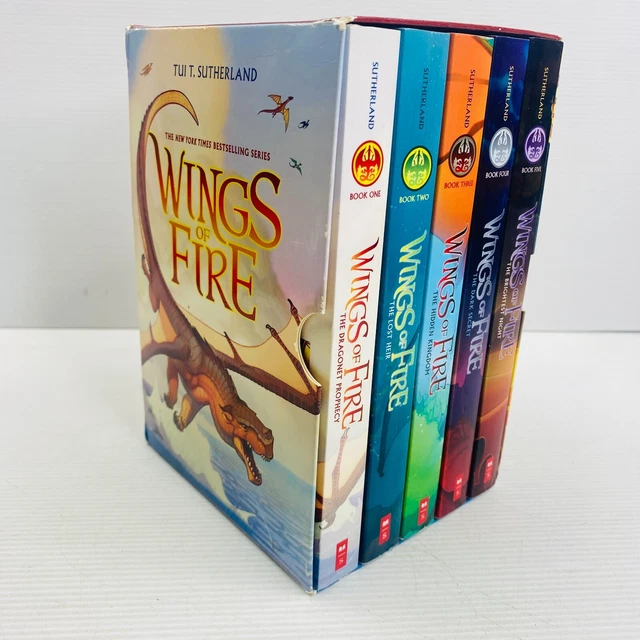 TUI SUTHERLAND: WINGS of Fire The First Five Books Paperback Box Set ...
