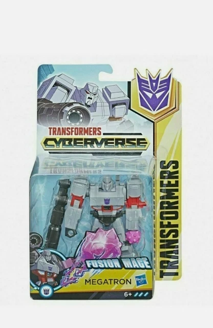 MÉGATRON TRANSFORMERS CYBERVERSE Warrior Class Deluxe Fusion Masse ...