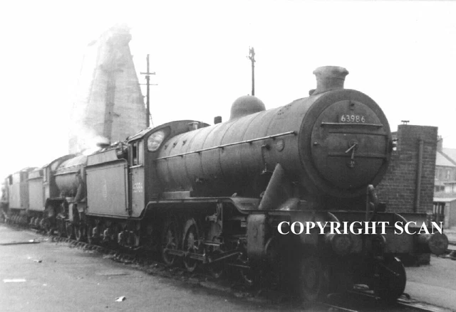 RAILWAY STEAM PHOTO. 63986 Ex LNER @ LANGWITH 58 £2.99 - PicClick UK