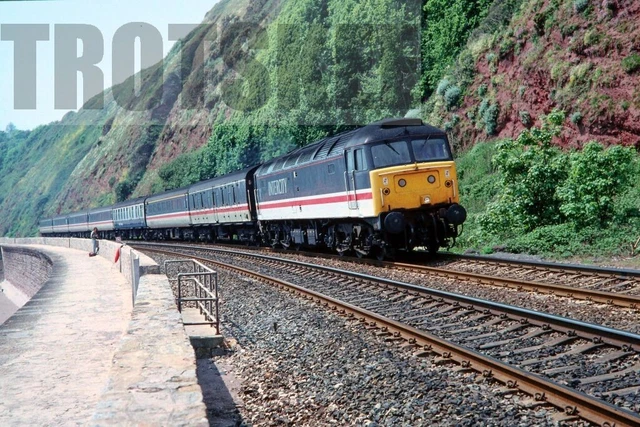 35MM SLIDE BR British Rail Diesel Loco Class 47 47817 1991 Teignmouth Orig £4.98 - PicClick UK