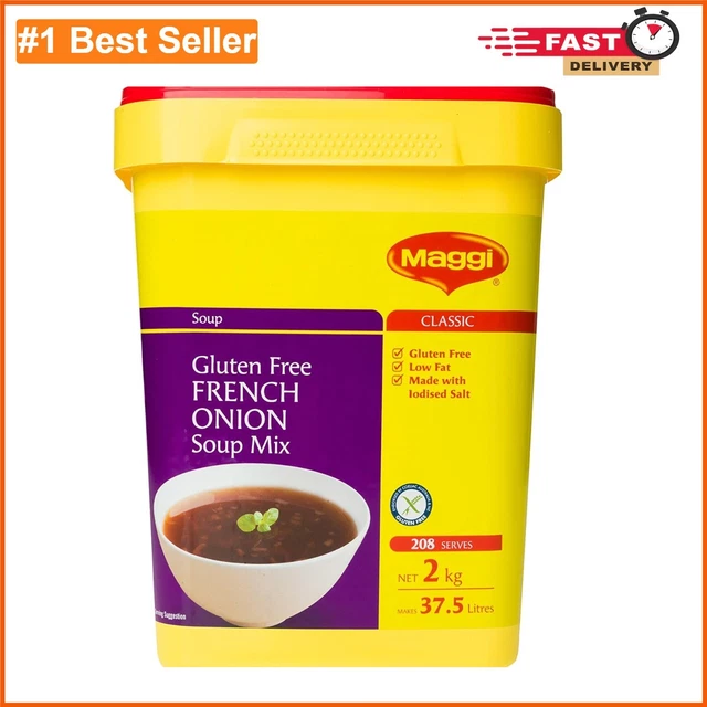 FRENCH ONION SOUP Mix 2kg Bulk Gluten Free Vegetarian Catering Pack $65 ...