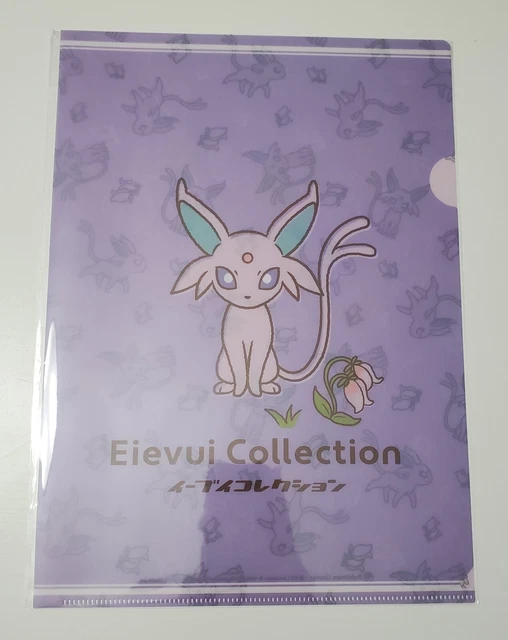 POKEMON CENTER ORIGINAL Espeon File Folder A4 Size - Eevee Collection ...