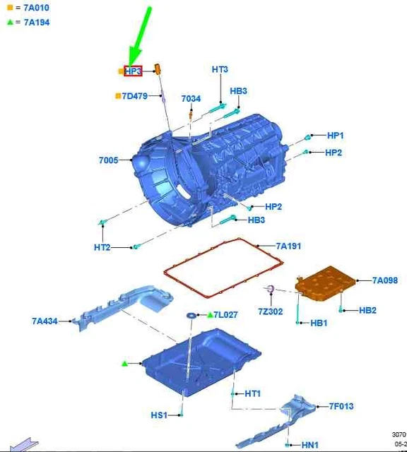 FORD MUSTANG MK6 Gearbox Plug 2176838 New Genuine £24.48 - PicClick UK