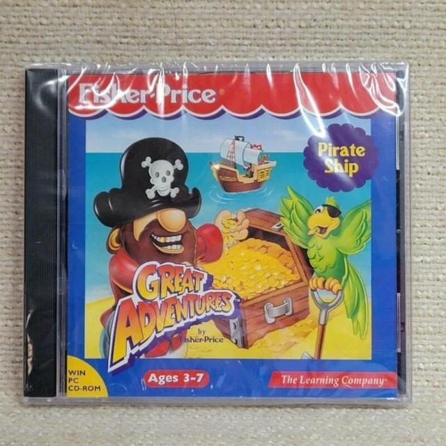 FISHER PRICE PIRATE Ship Great Adventures 1996 CD Top-quality Free UK ...