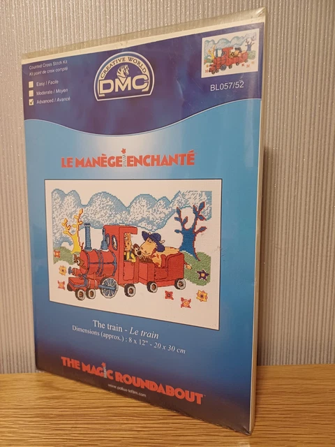DMC THE MAGIC Roundabout THE TRAIN Cross Stitch Kit BL057/52 £21.51 ...