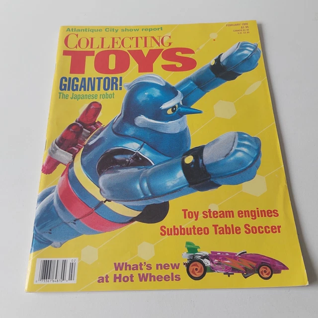 COLLECTING TOYS MAGAZINE Feb '95 Gigantor Hot Wheels Table Soccer Micro ...