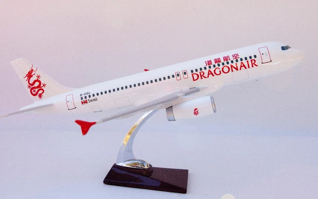 DRAGON AIR LARGE Display Plane Model Airplane Apx 45Cm Solid Resin $98. ...