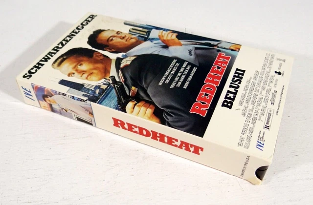 RED HEAT VHS Arnold Schwarzenegger James Belushi Cat# 66057 IVE Carolco ...
