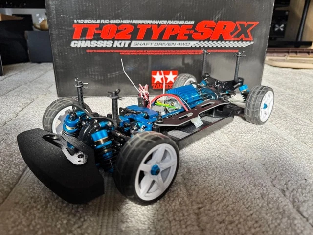 TAMIYA TT-02 SRX Chassis Kit 1/10 RC Model Assembled Used No Receiver ...