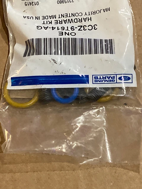 FORD GENUINE, TURBO Hardware Installation Kit, P/N 3C3Z-9T514-AG 6.0L ...