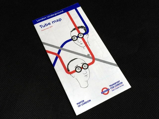 LONDON UNDERGROUND POCKET tube map - December 2019. Bedwyr Williams. £0 ...