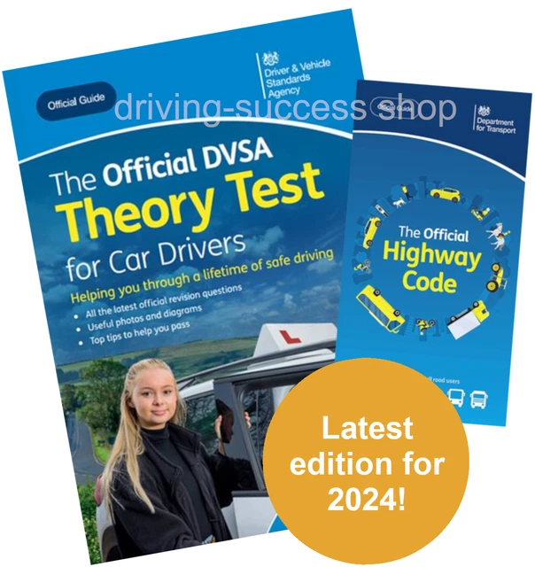 DVSA DRIVING TEST Car Theory Book 2024 & Latest Highway Code Book £20. ...