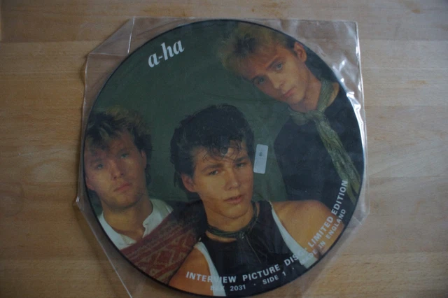 A-HA | LIMITED Edition 12" INTERWIEW PICTURE DISC England AHA EUR 1,00 ...