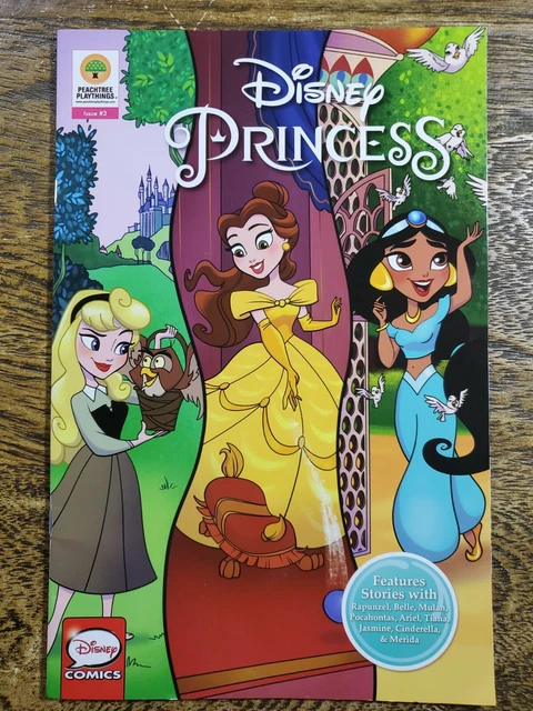 DISNEY COMIC BOOK Disney Princess #3 Belle Ariel Cinderella Tiana ...