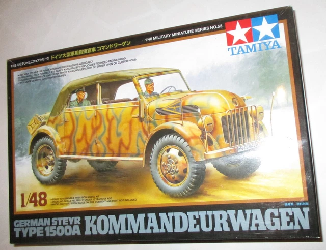 TAMIYA 32553 1:48 German Steyr Type 1500A Kommandeurwagen Neu Ovp EUR ...