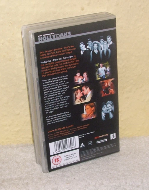 HOLLYOAKS - INDECENT Behaviour (2001) - VHS - soap opera feature £6.52 ...
