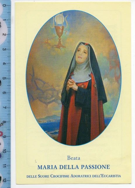SANTINO - HOLY Card - Beata Maria della Passione religiosa EUR 1,50 ...