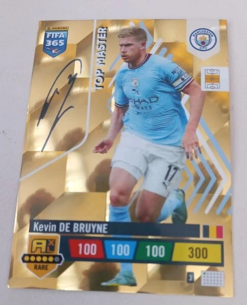 KEVIN DE BRUYNE-PANINI Adrenalyn Xl 2023-Fifa 365 Rare Top Master ...
