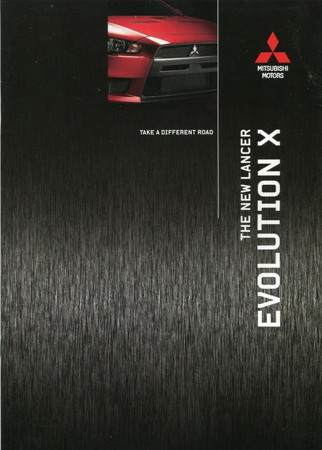 MITSUBISHI LANCER EVOLUTION EVO X - 2008 UK sales brochure £6.99 ...