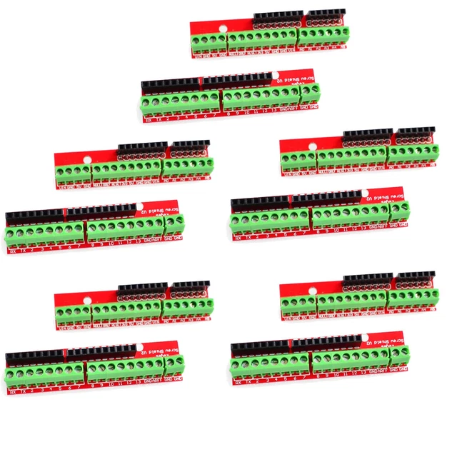 5SETS SCREW SHIELD V2 Terminal Expansion Board Fit for Arduino UNO R3 ...
