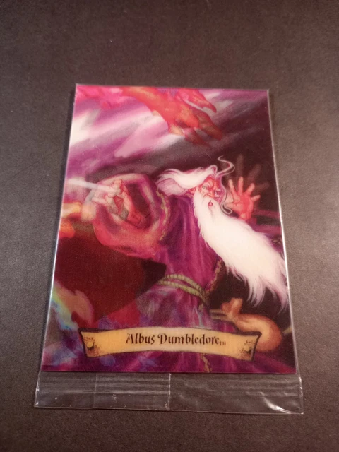 HARRY POTTER ALBUS Dumbledore Lenticular Chocolate Frog Card #1/12 ...