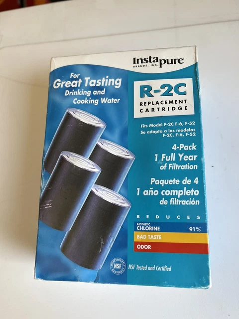 WATERPIK MODEL R-2C Replacement Faucet Filter Cartridges F-2C F-6 F-52 ...