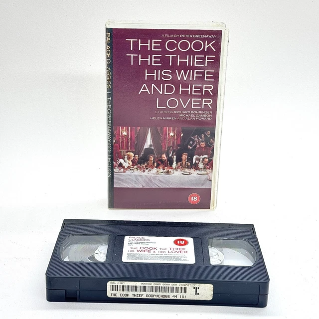 VINTAGE THE COOK The Thief His Wife And Her Lover VHS Video Cassette ...
