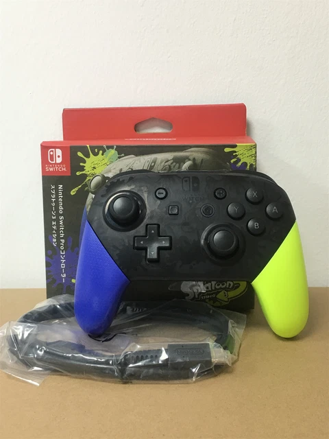 NINTENDO SWITCH PRO Wireless Controller Splatoon 2 / Splatoon 3 Edition ...