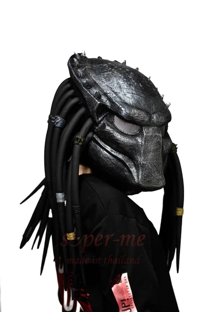 PREDATOR GRAY MASK WOLF Rubber Latex Mask Cosplay Helmet Halloween ...