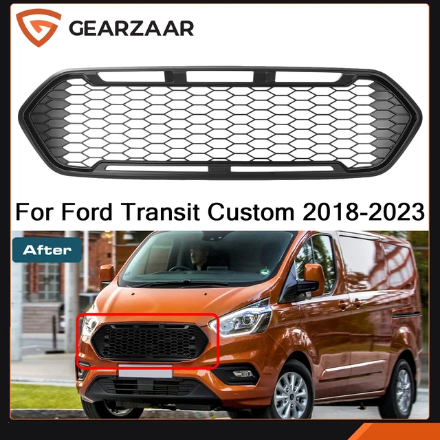 FOR FORD TRANSIT Custom 2018-2023 Raptor Style Front Bumper Grille ...